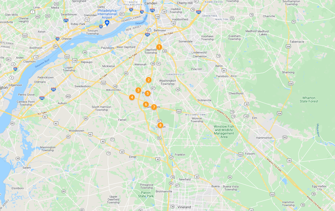 Pours, Tours and Dinosaurs | South Jersey’s Route 55