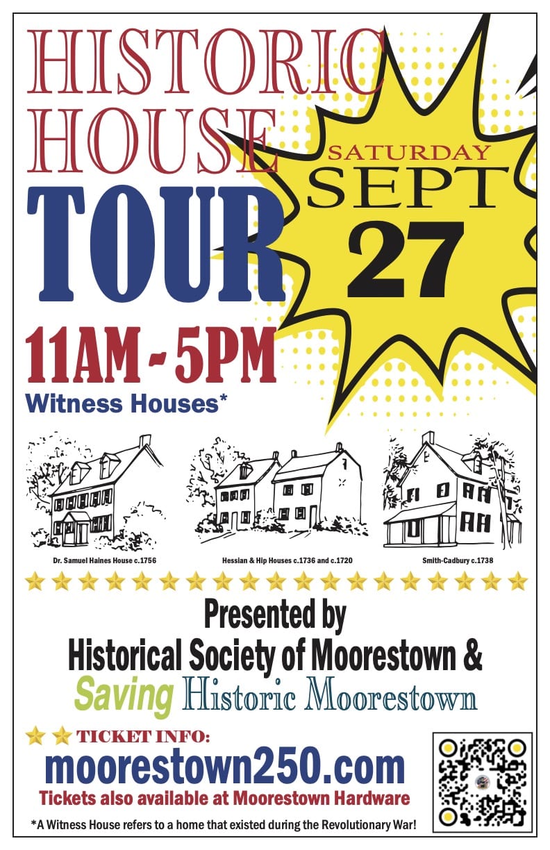 Coming Soon: A Revolutionary War Witness House Tour in Moorestown NJ ...