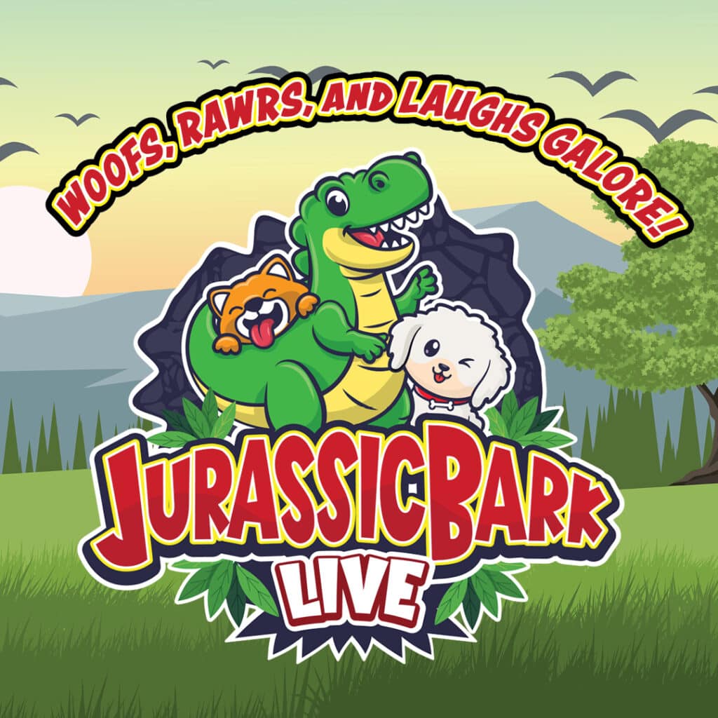 Jurassic Bark Live!- The Pre-Historic Stunt Dog Show! | Visit South Jersey