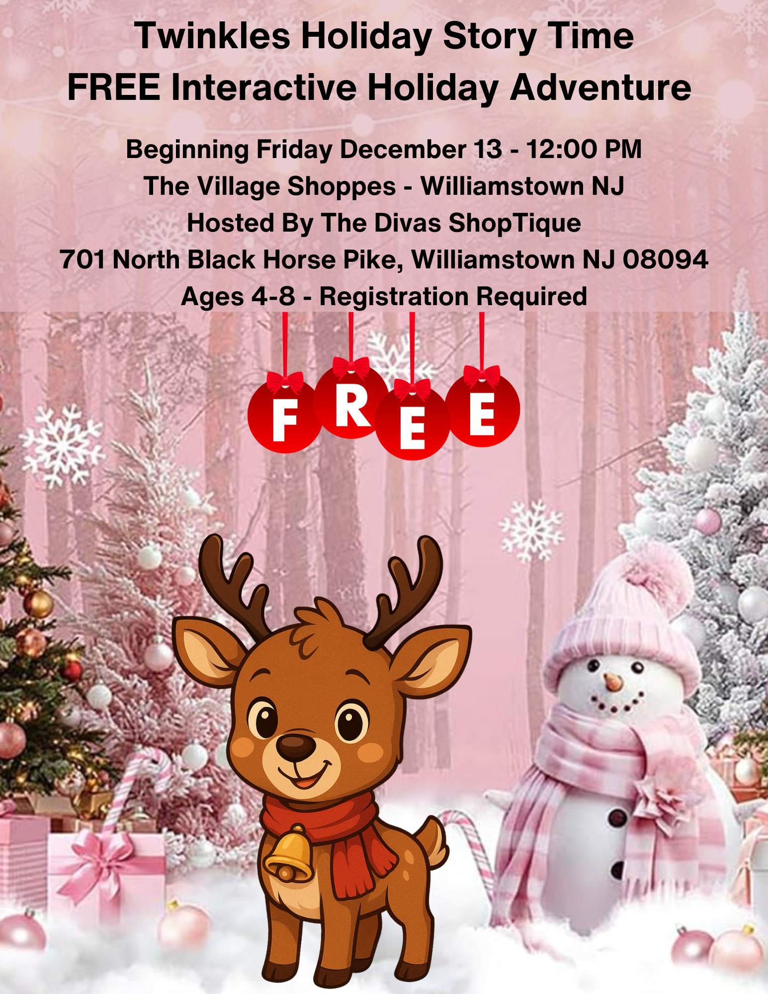 Twinkles Holiday Story Time FREE Interactive Holiday Adventure | Visit ...